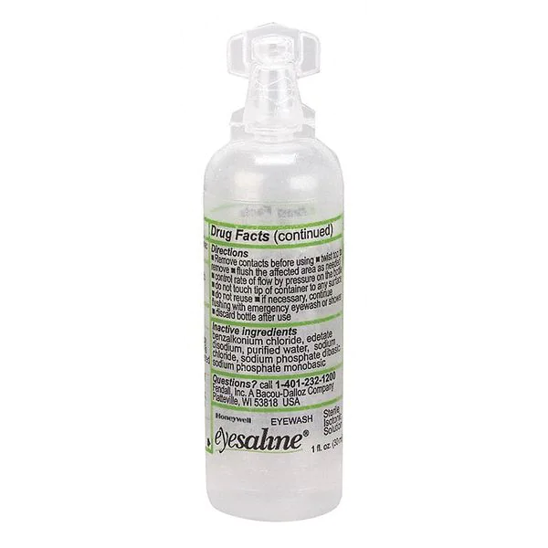 Honeywell 1 oz. Personal Eye Wash Bottle, For Use With First Aid Kits