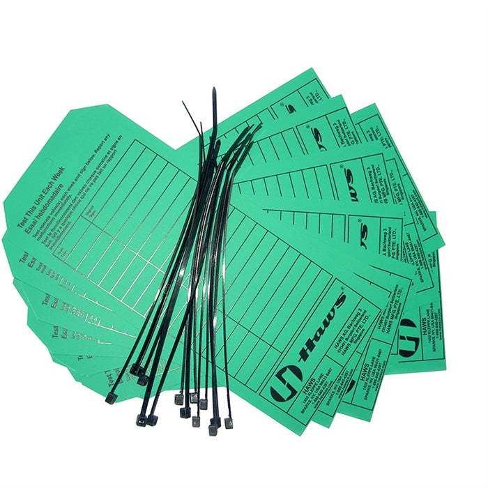 Haws SP170 Eyewash Inspection Tag | Eyewashdirect.com
