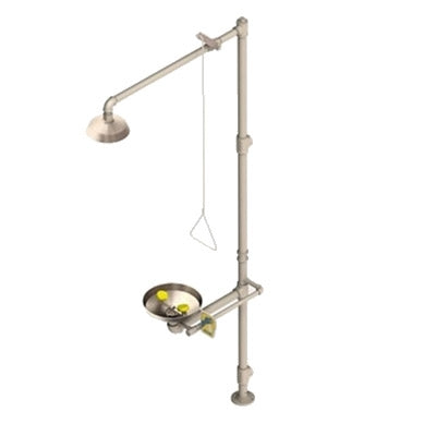 Acorn S2340-AS-BF Barrier Free Eye/Face Wash Station Drench Shower All ...